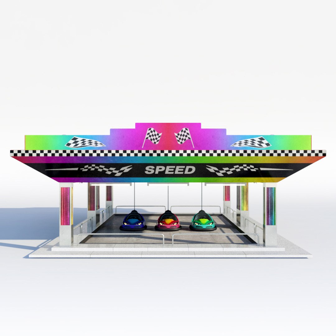 3d Bumper Bump Car Model