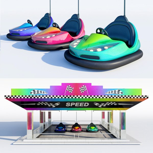 3d bumper bump car model