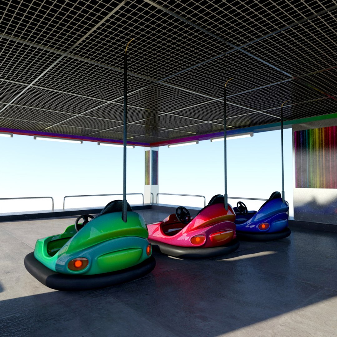 3d Bumper Bump Car Model