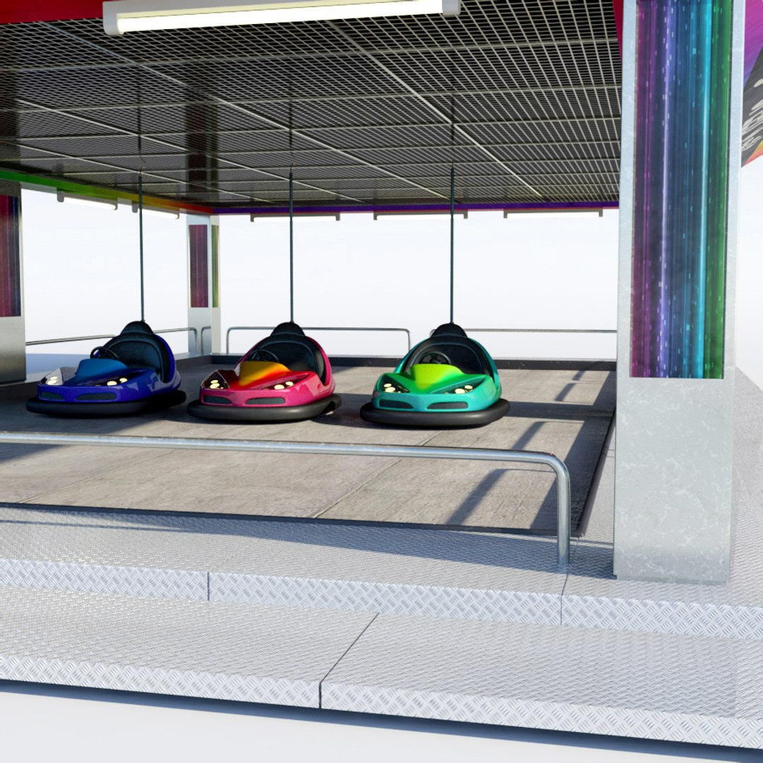 3d Bumper Bump Car Model