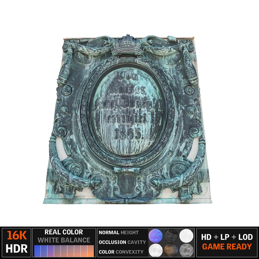 3d model crest emblem 8k