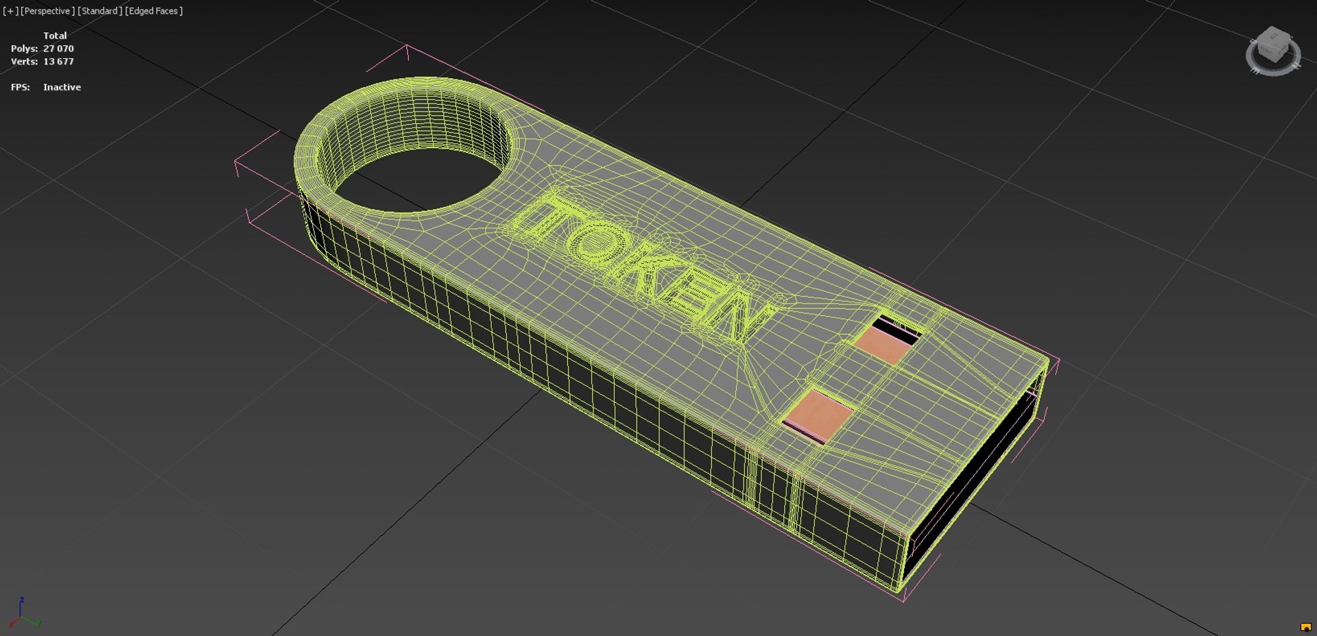 3D Token USB Key - TurboSquid 1882872