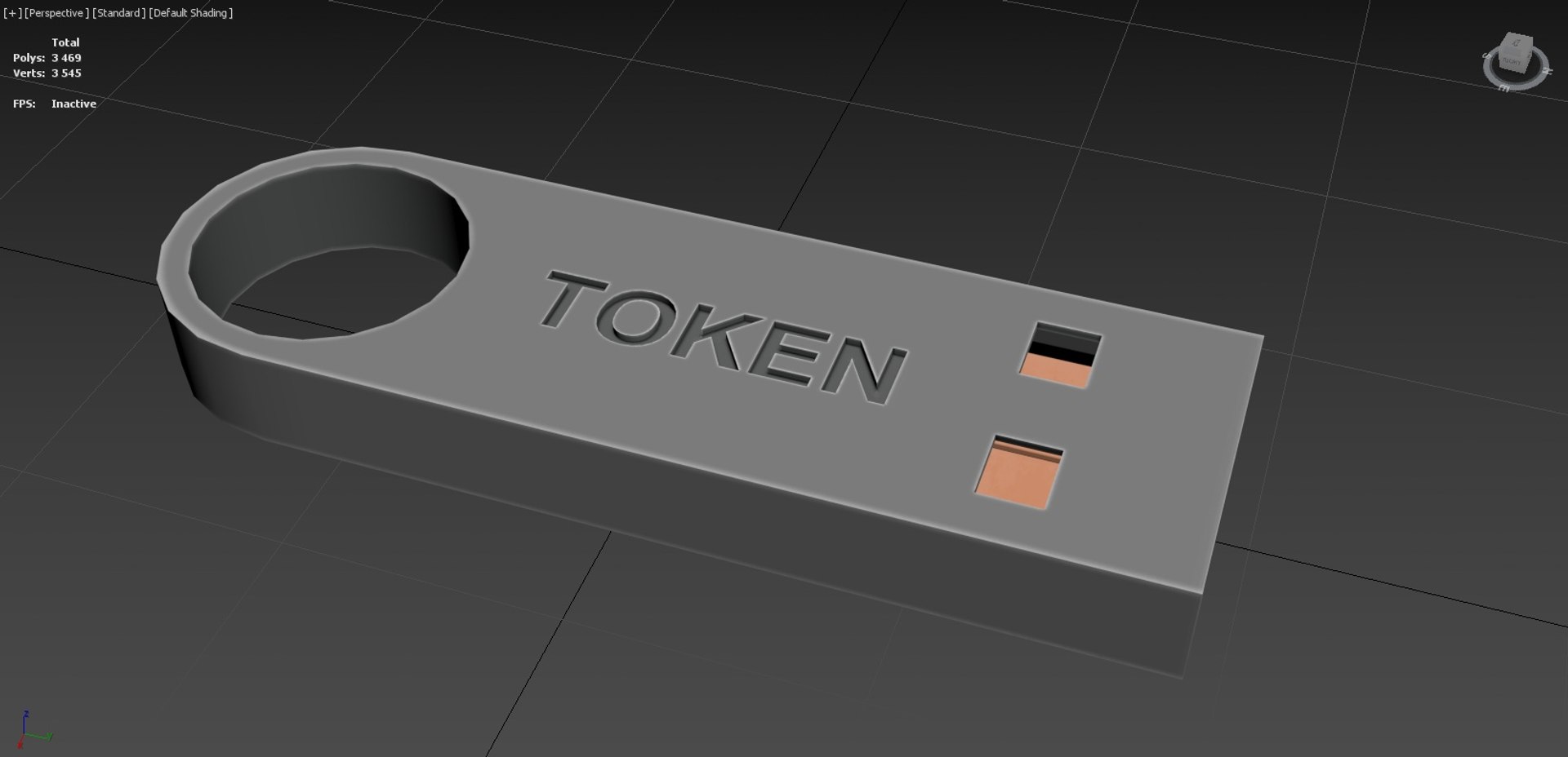 3D Token USB Key - TurboSquid 1882872