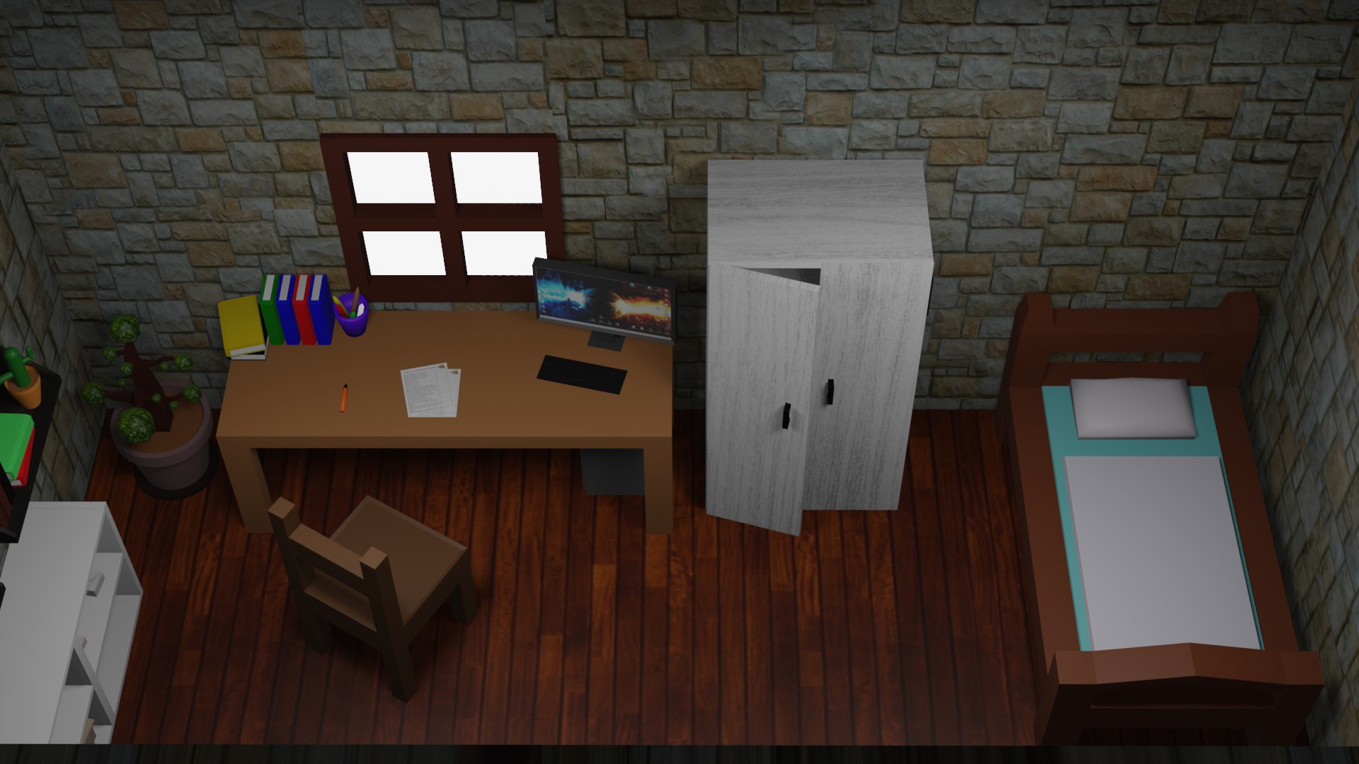 Room Corner 01 3D Model - TurboSquid 1946976