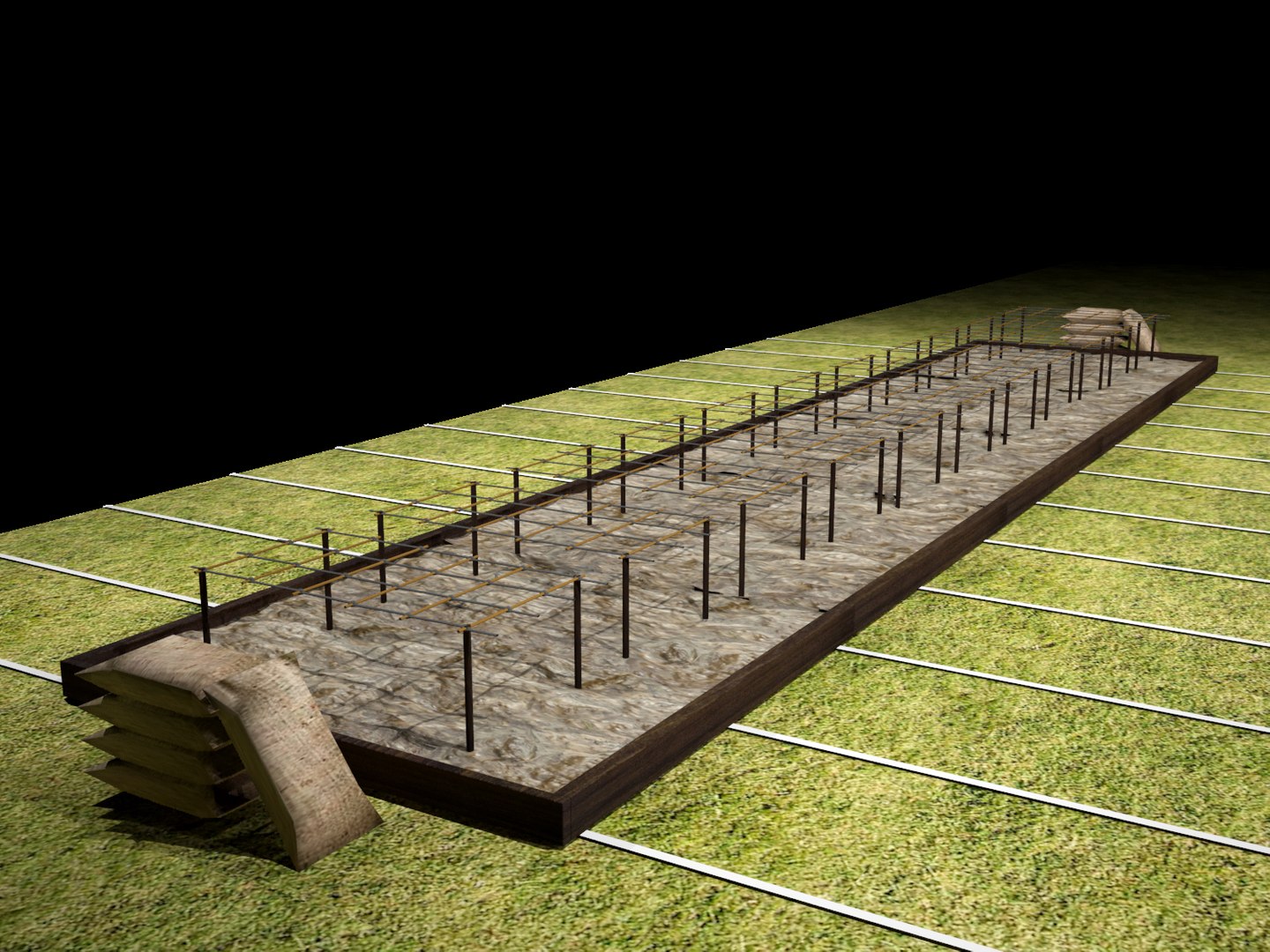 Obstacle course 3D model - TurboSquid 1192452