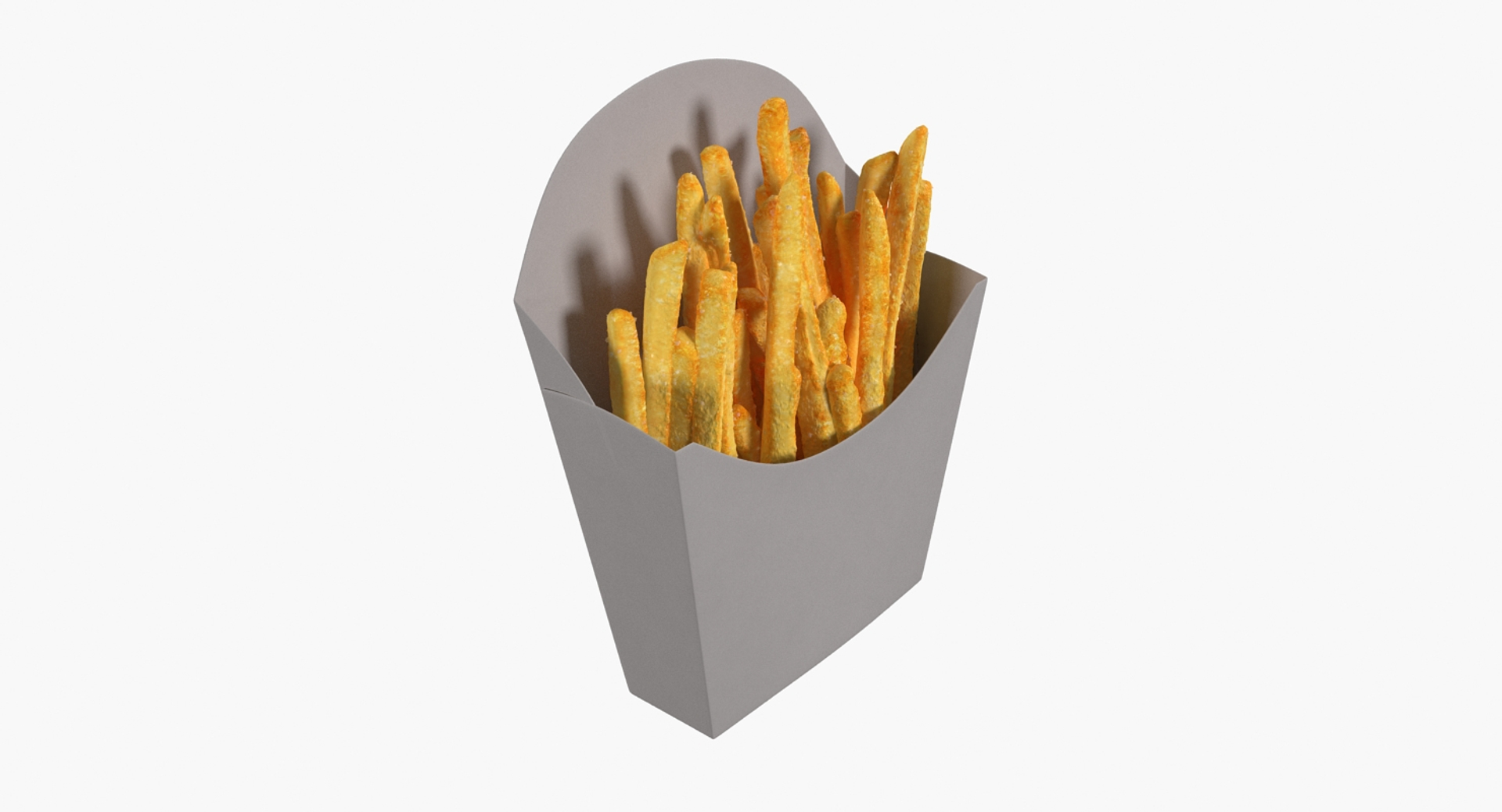 Hamburger French Fry 3D Model - TurboSquid 1274018