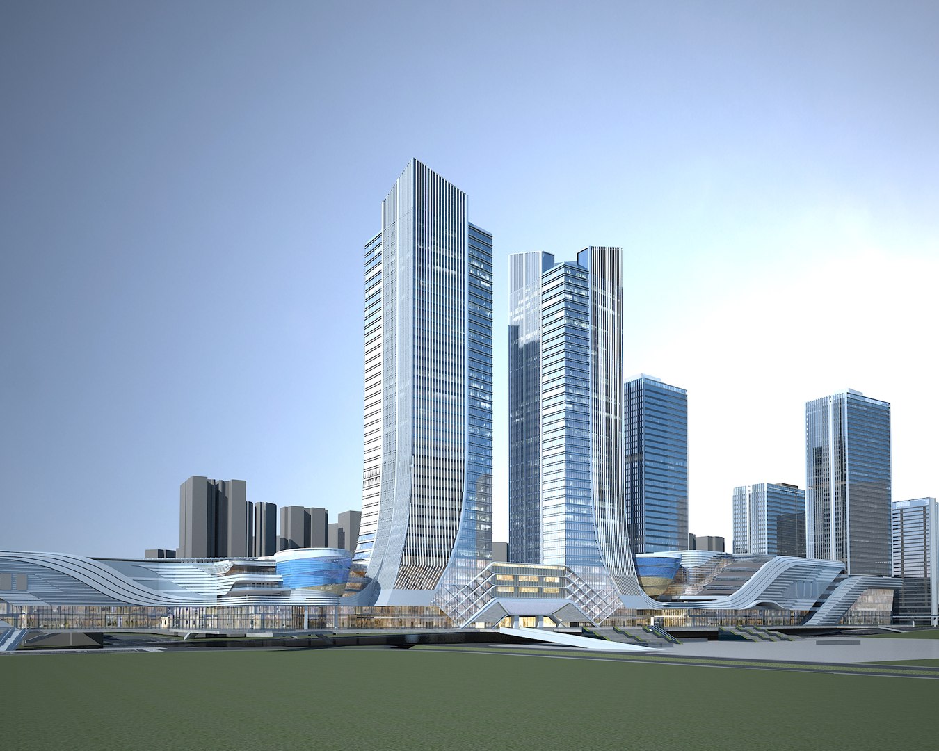 3D Modern Building Collection 11 - TurboSquid 1990684