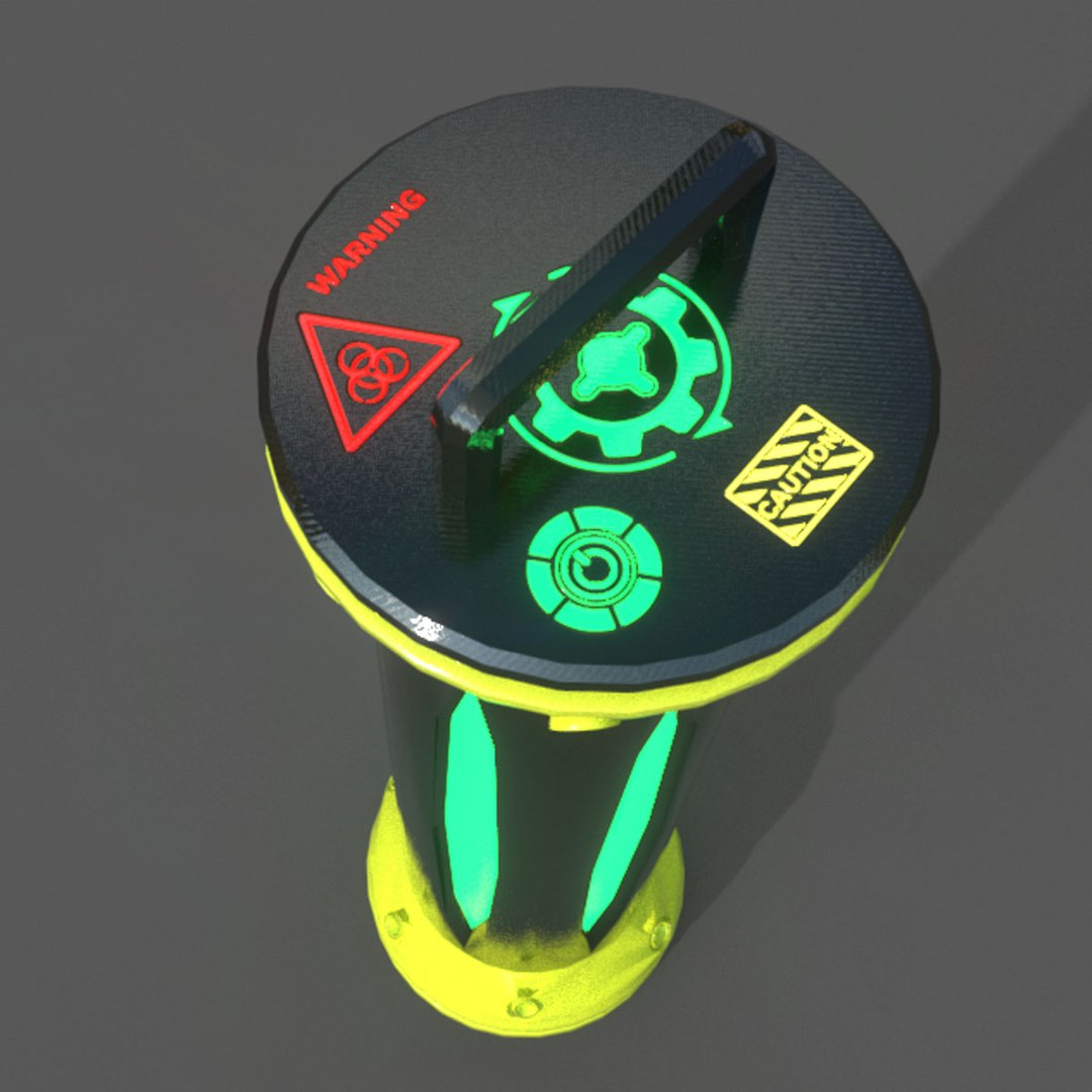 3D Sci-fi Battery Model - TurboSquid 1404969