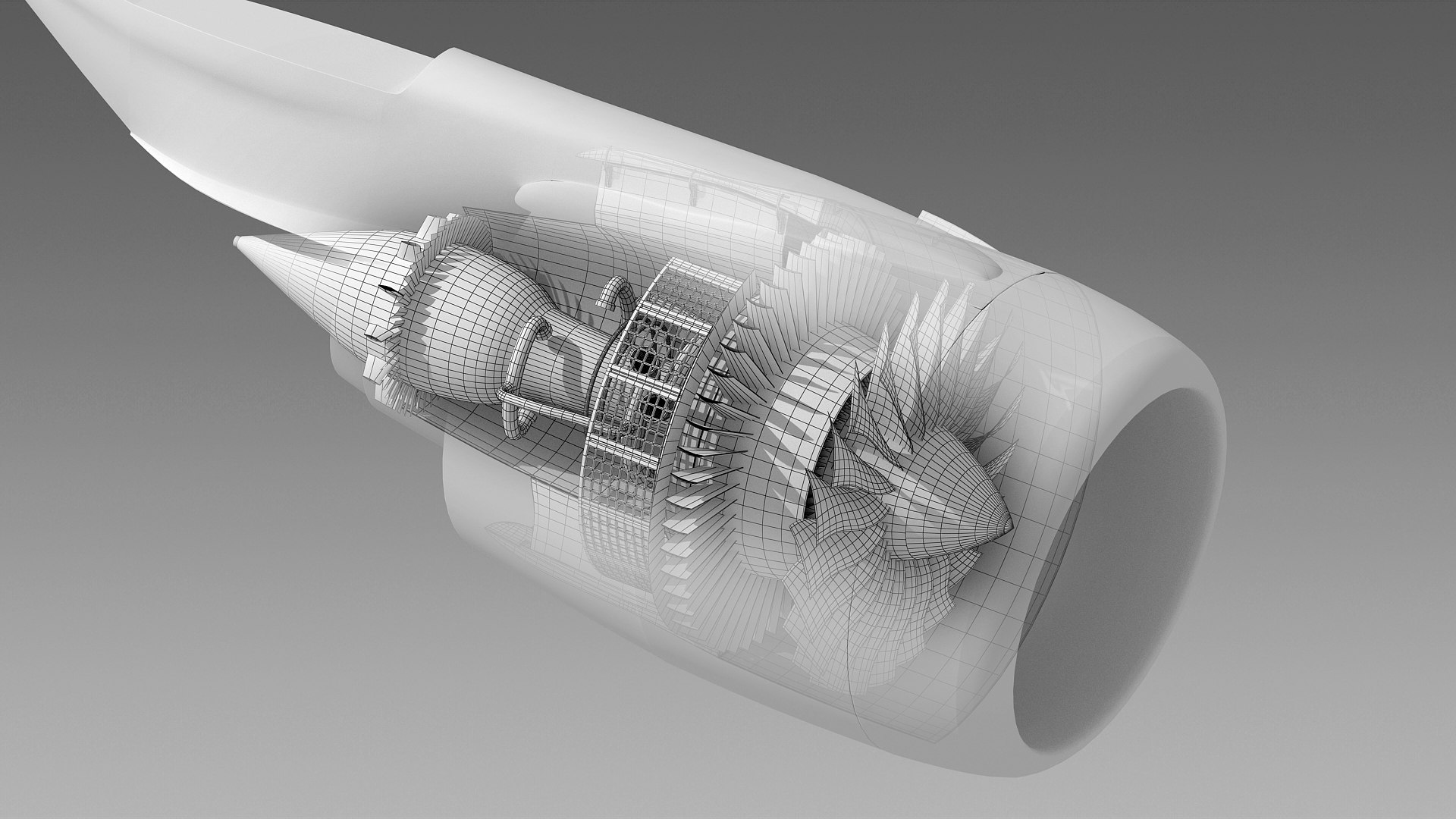 GE90 Jet Engine 3D model - TurboSquid 2162891