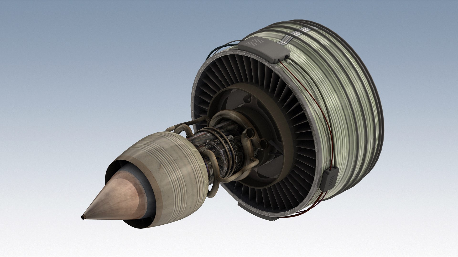 GE90 Jet Engine 3D Model - TurboSquid 2162891