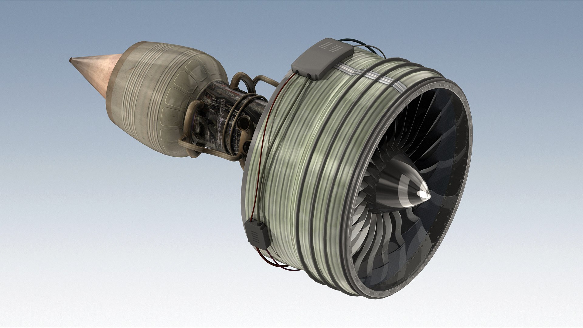 GE90 Jet Engine 3D Model - TurboSquid 2162891