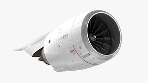 Genx-2b Jet Engine 3d Model