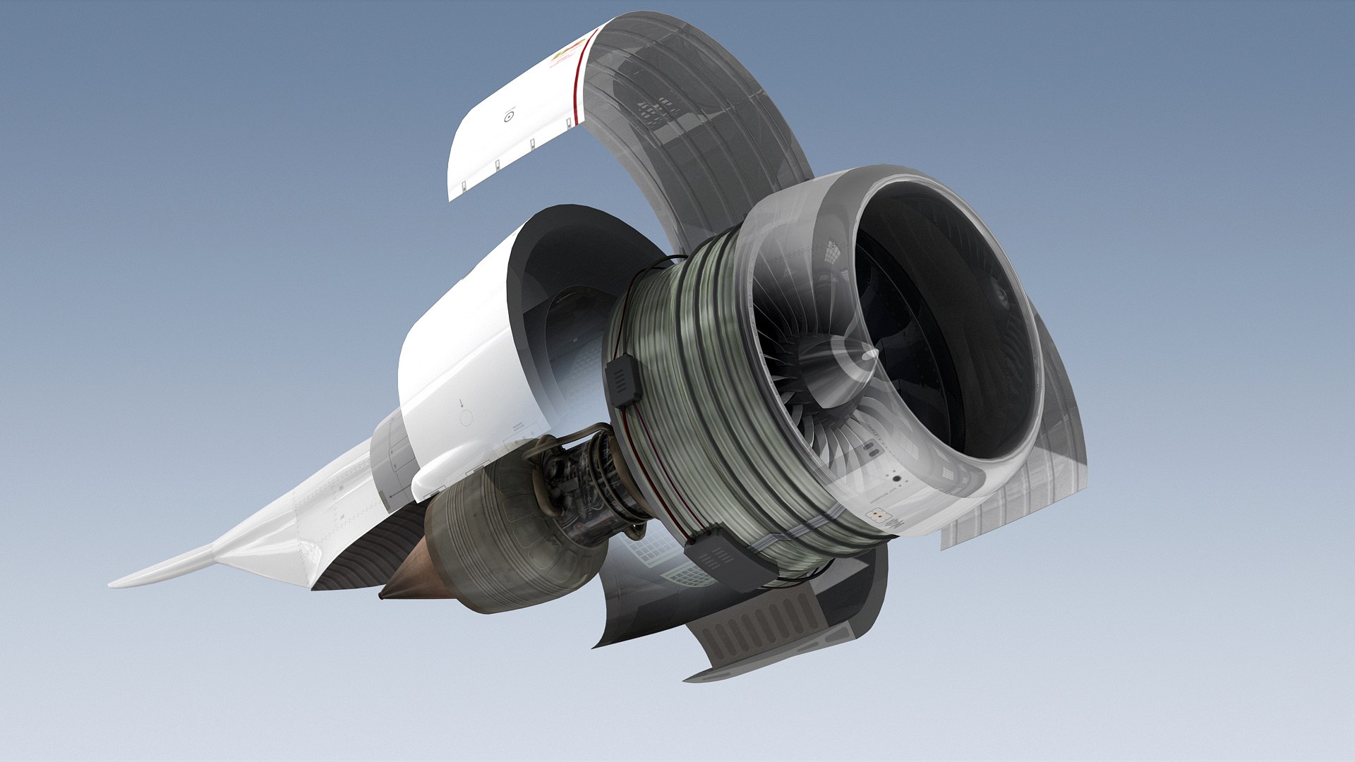 GE90 Jet Engine 3D Model - TurboSquid 2162891
