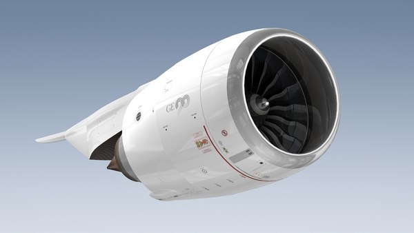 GE90喷气发动机3D模型 - TurboSquid 2162891