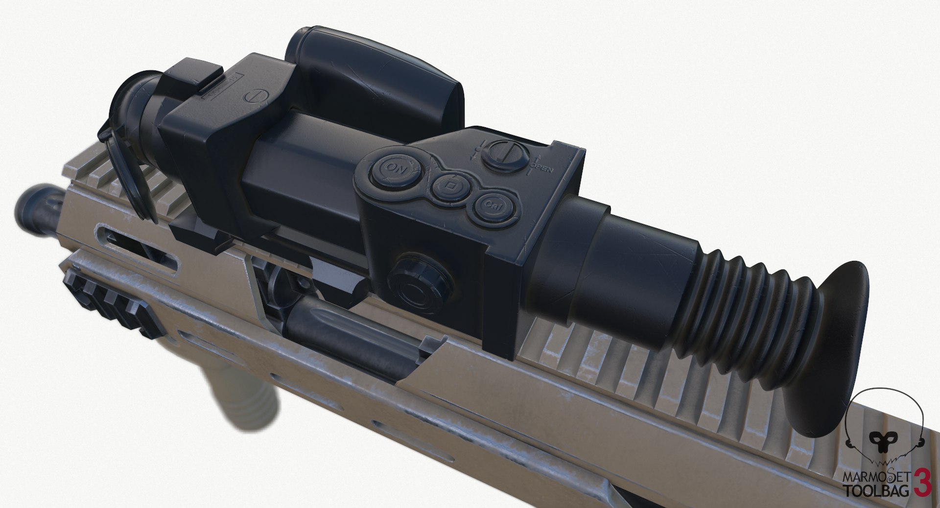 3D Msbs Assault Rifle - TurboSquid 1242615