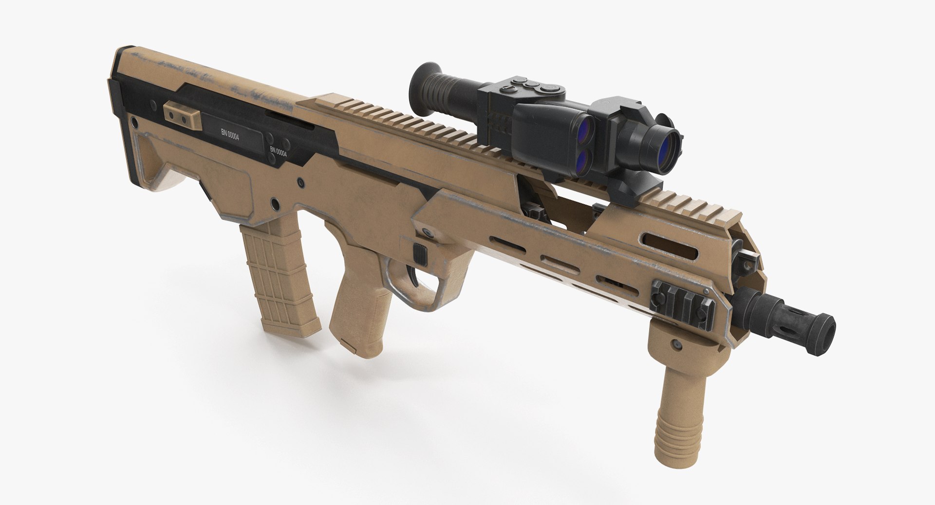 3D Msbs Assault Rifle - TurboSquid 1242615