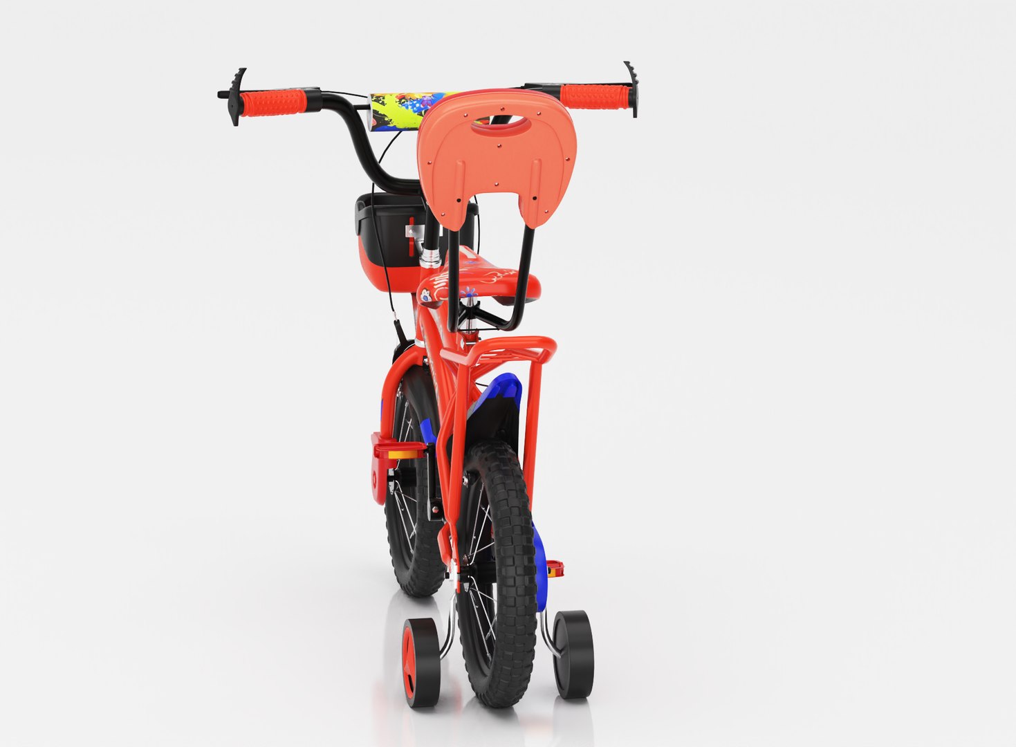 3D Model Junior Kid Pink Kids Cycle - TurboSquid 2346873