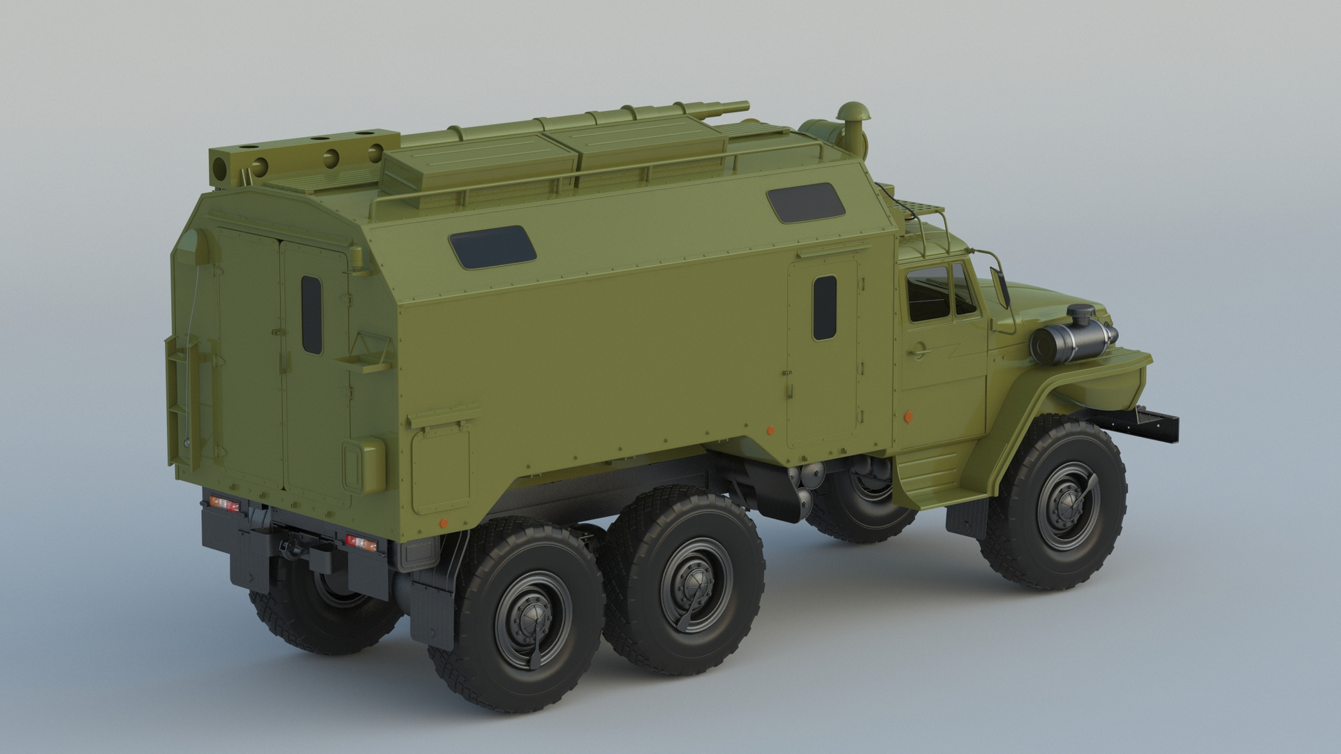 Ural-4320 Command 3D model - TurboSquid 1922637