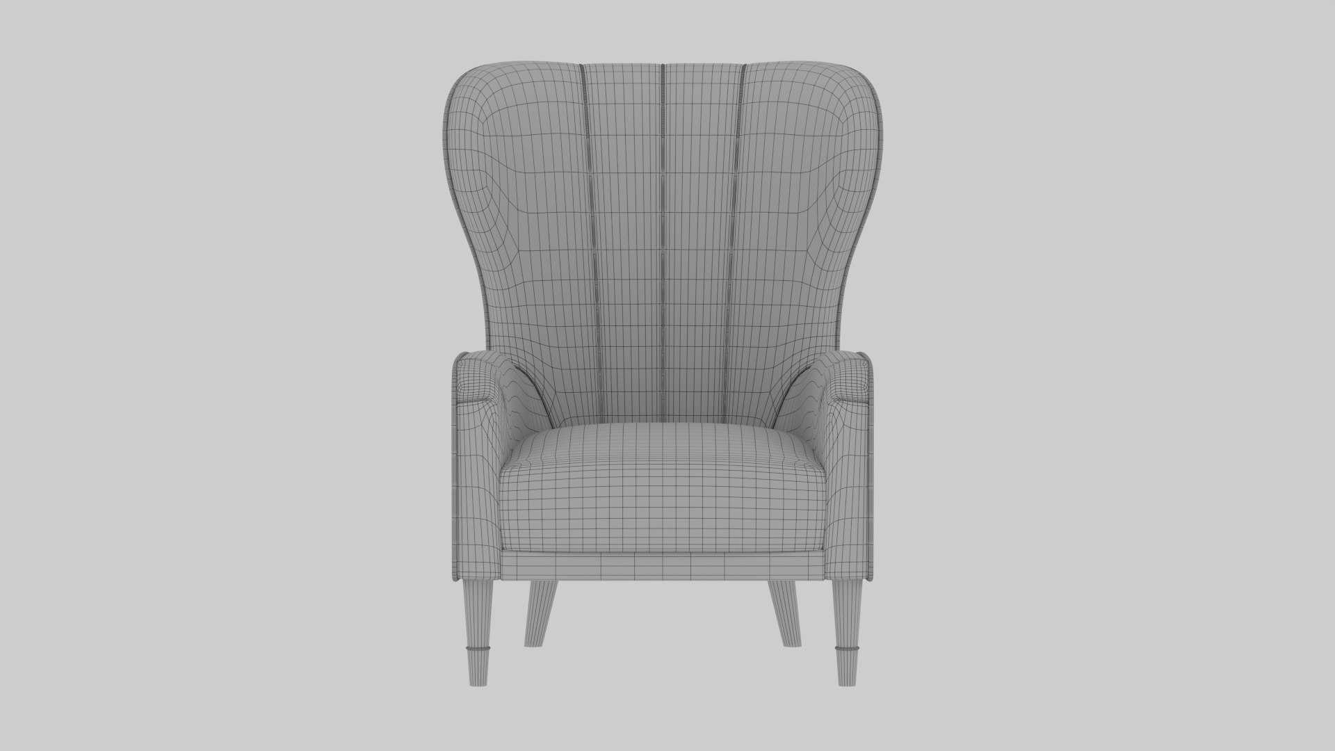 3D LINLEY Cadogan Wingback Chair Model - TurboSquid 2333501