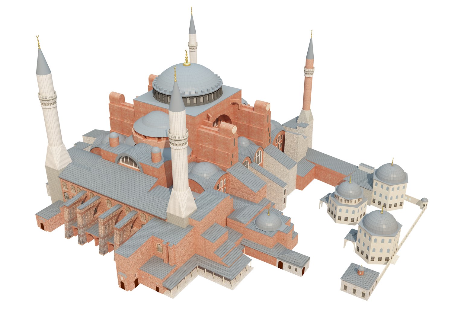Hagia Sophia 3D Model - TurboSquid 1435812
