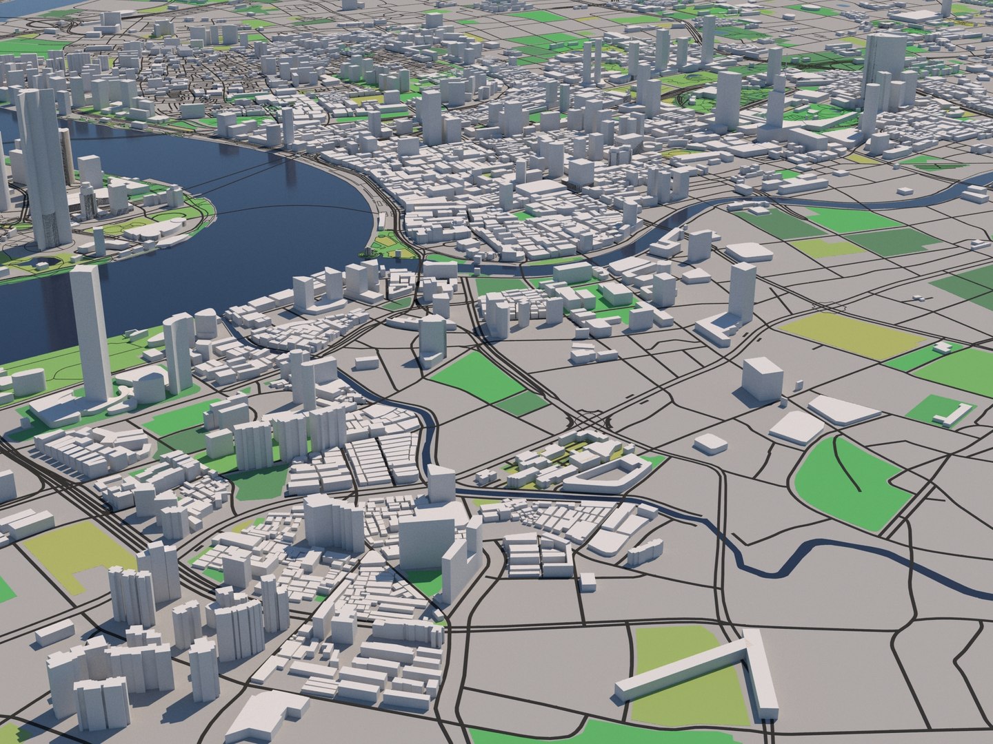 City Shanghai 3D - TurboSquid 1433396