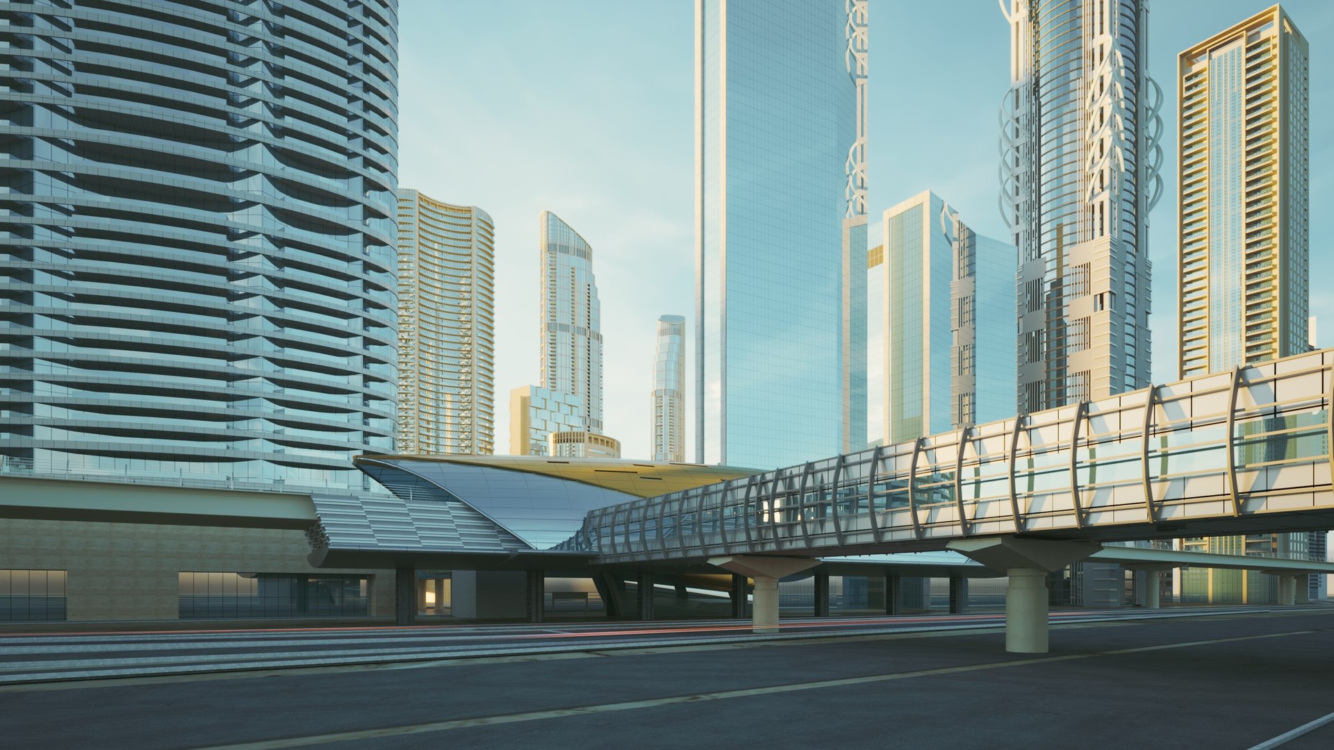 Dubai Building - Burj Khalifa Area V2 3D Model - TurboSquid 2138984