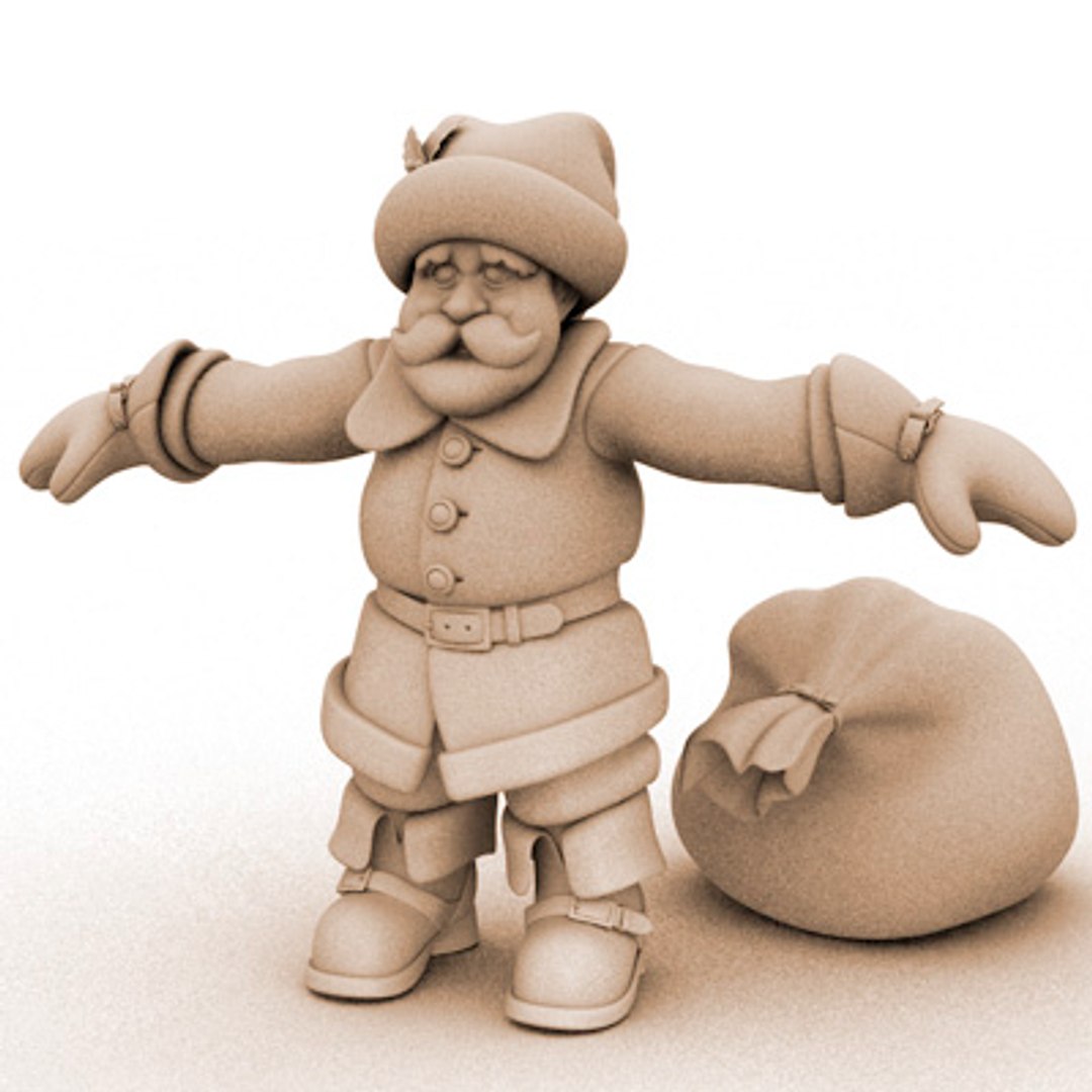 Santa Claus Plain C4d