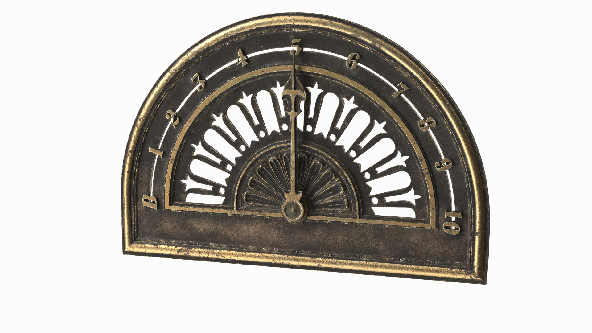 Antique Elevator Floor Indicator 3D - TurboSquid 2279800
