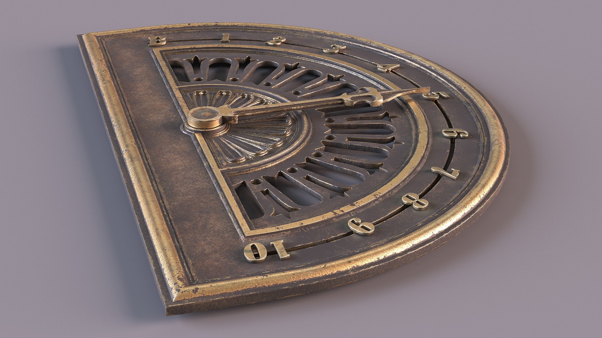 Antique Elevator Floor Indicator 3D - TurboSquid 2279800