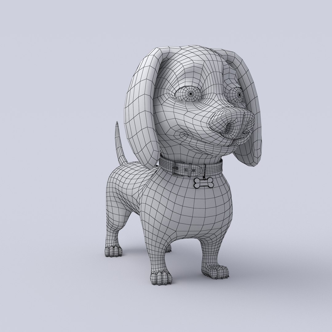 Dog Cartoon Lowpoly 3d Model 3D Model - TurboSquid 2047253