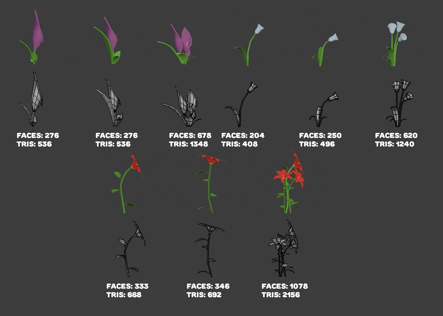 Stumps Branches 3D Model - TurboSquid 1678677