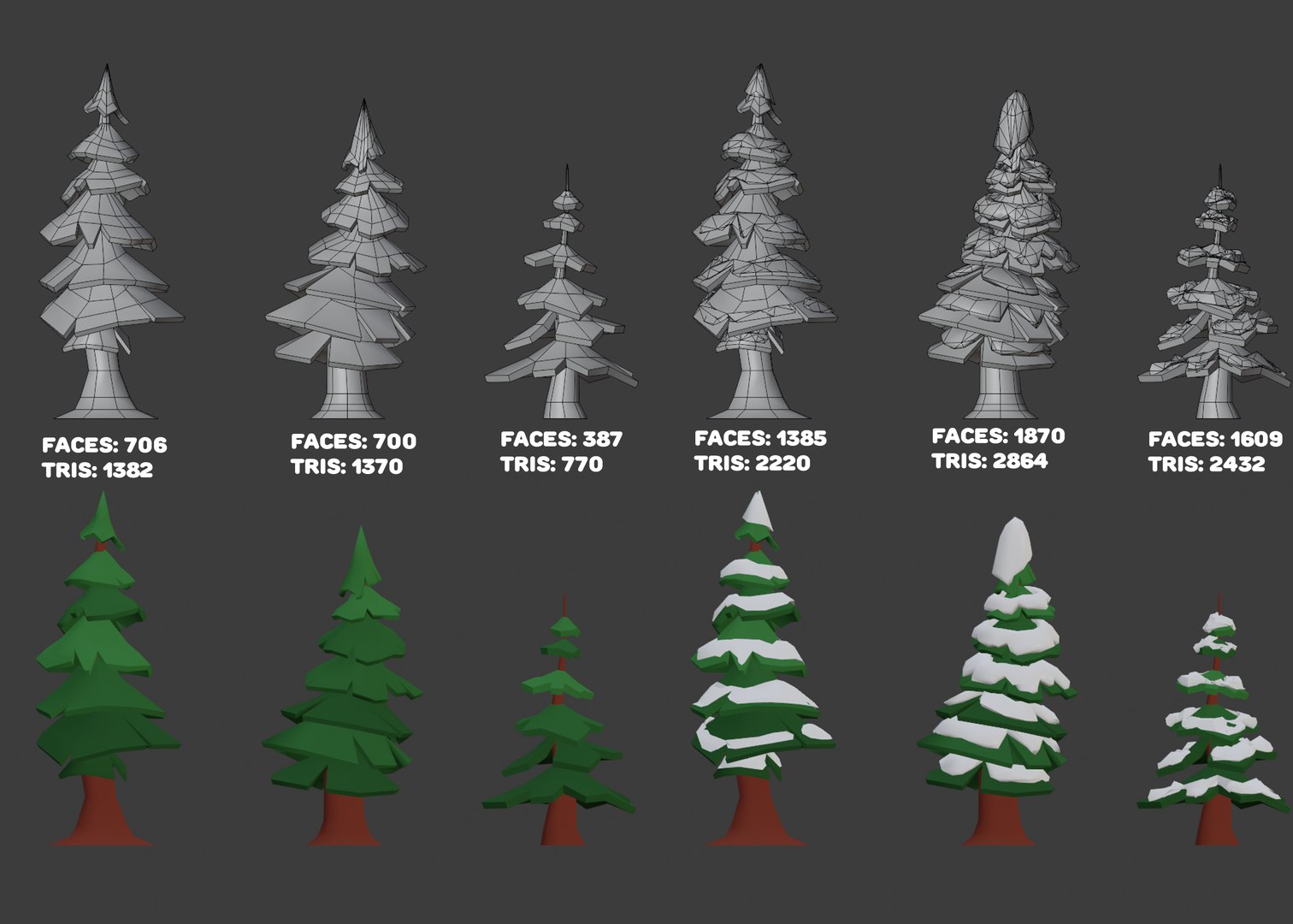 Stumps Branches 3D Model - TurboSquid 1678677