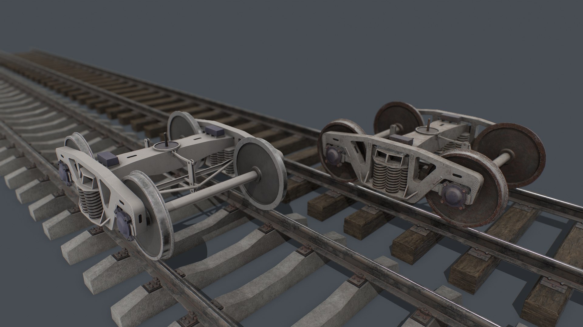 Pbr Bogie 3D - TurboSquid 1434241