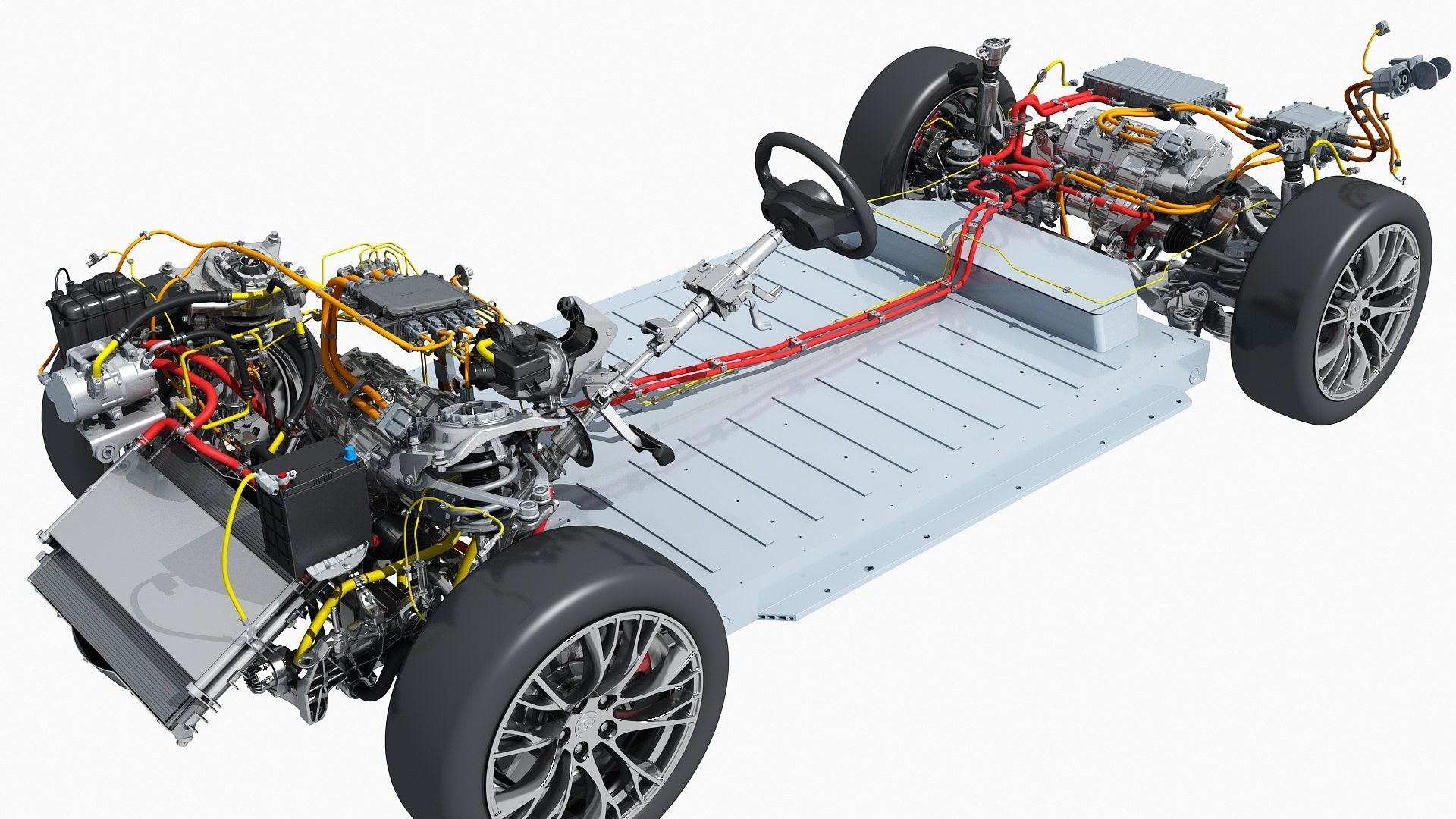 Car Chassis collection 3D - TurboSquid 2053146