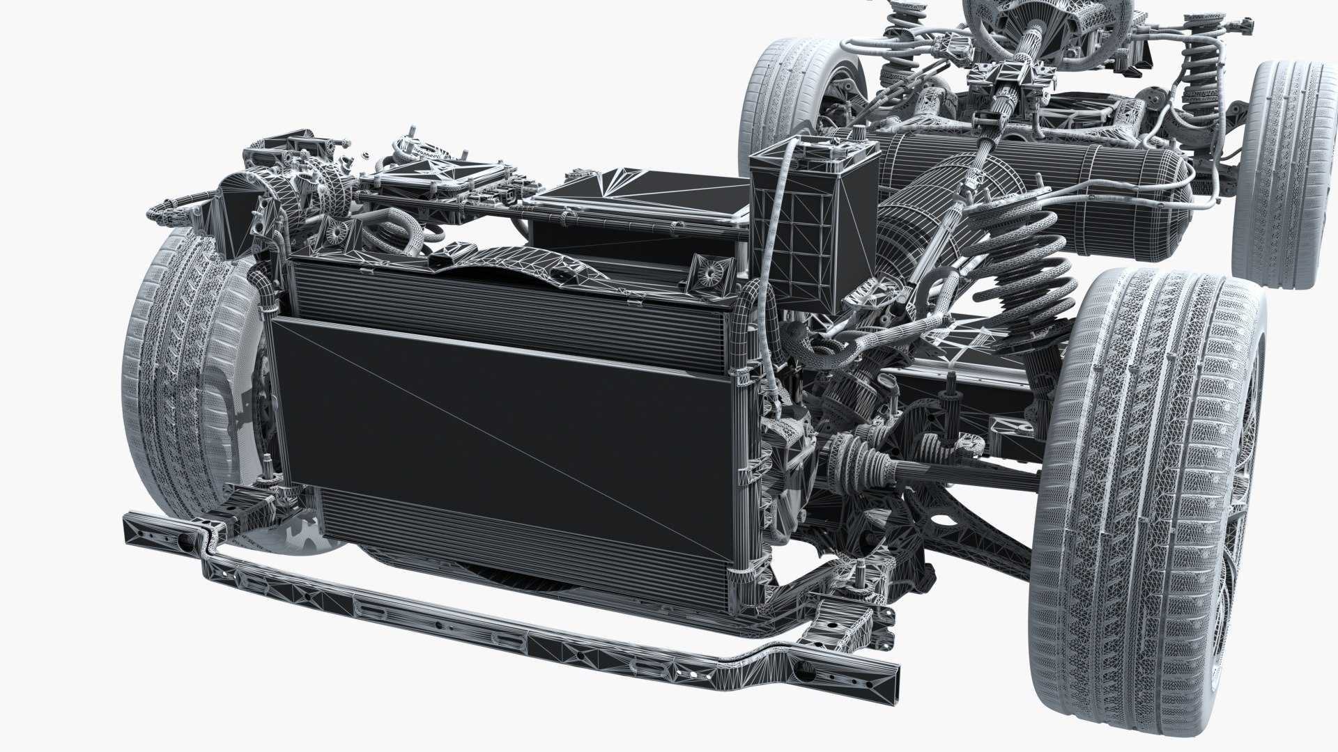 Car Chassis collection 3D - TurboSquid 2053146