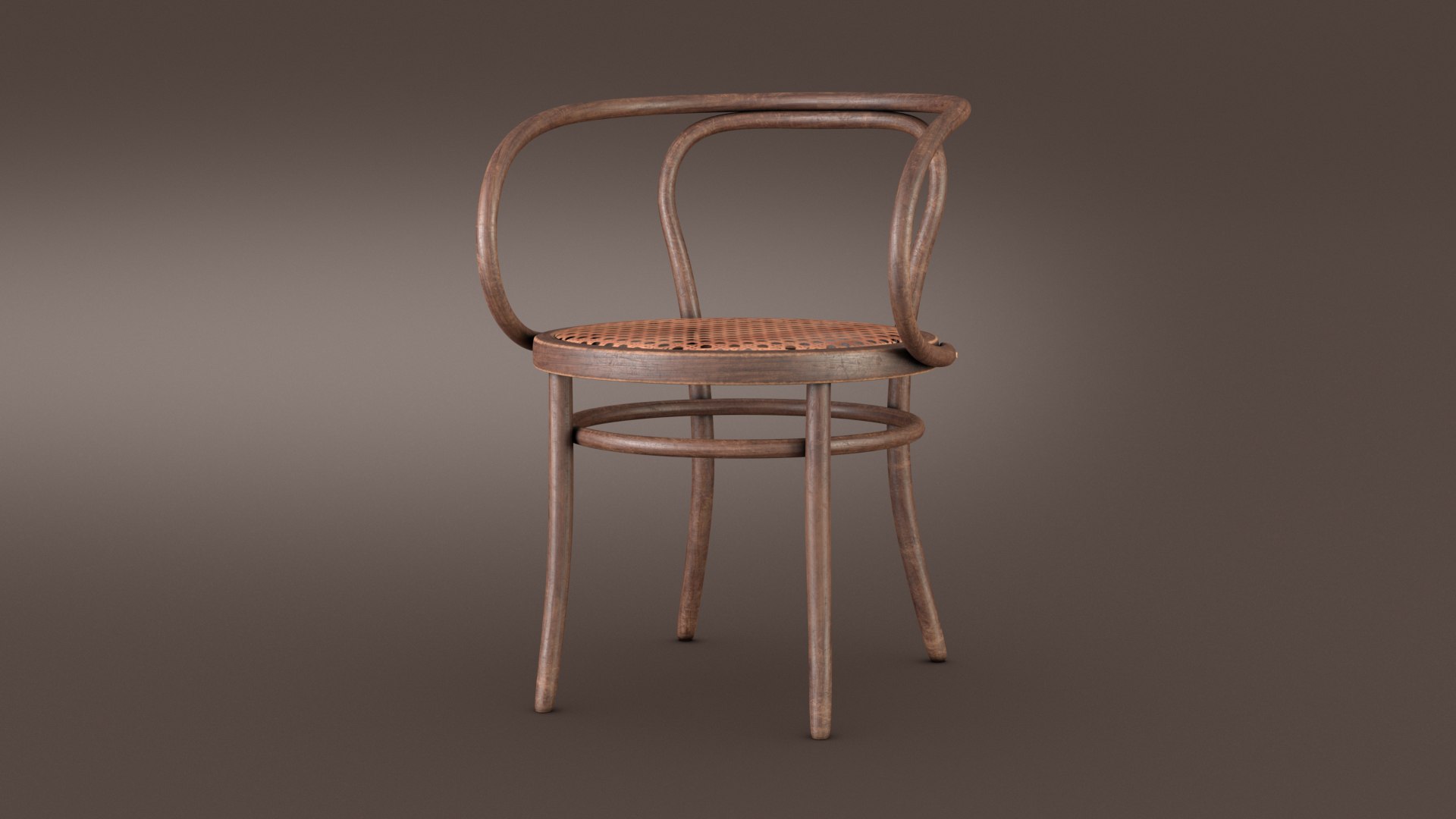3D Old Thonet 209 Chair Model - TurboSquid 1538504