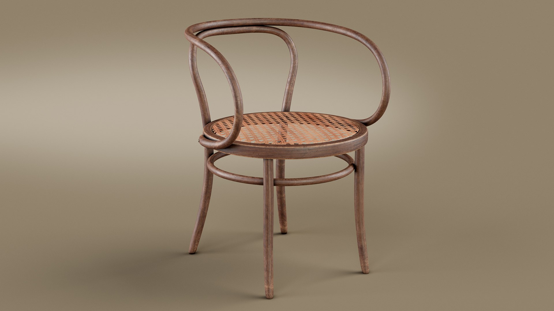 3D Old Thonet 209 Chair Model - TurboSquid 1538504