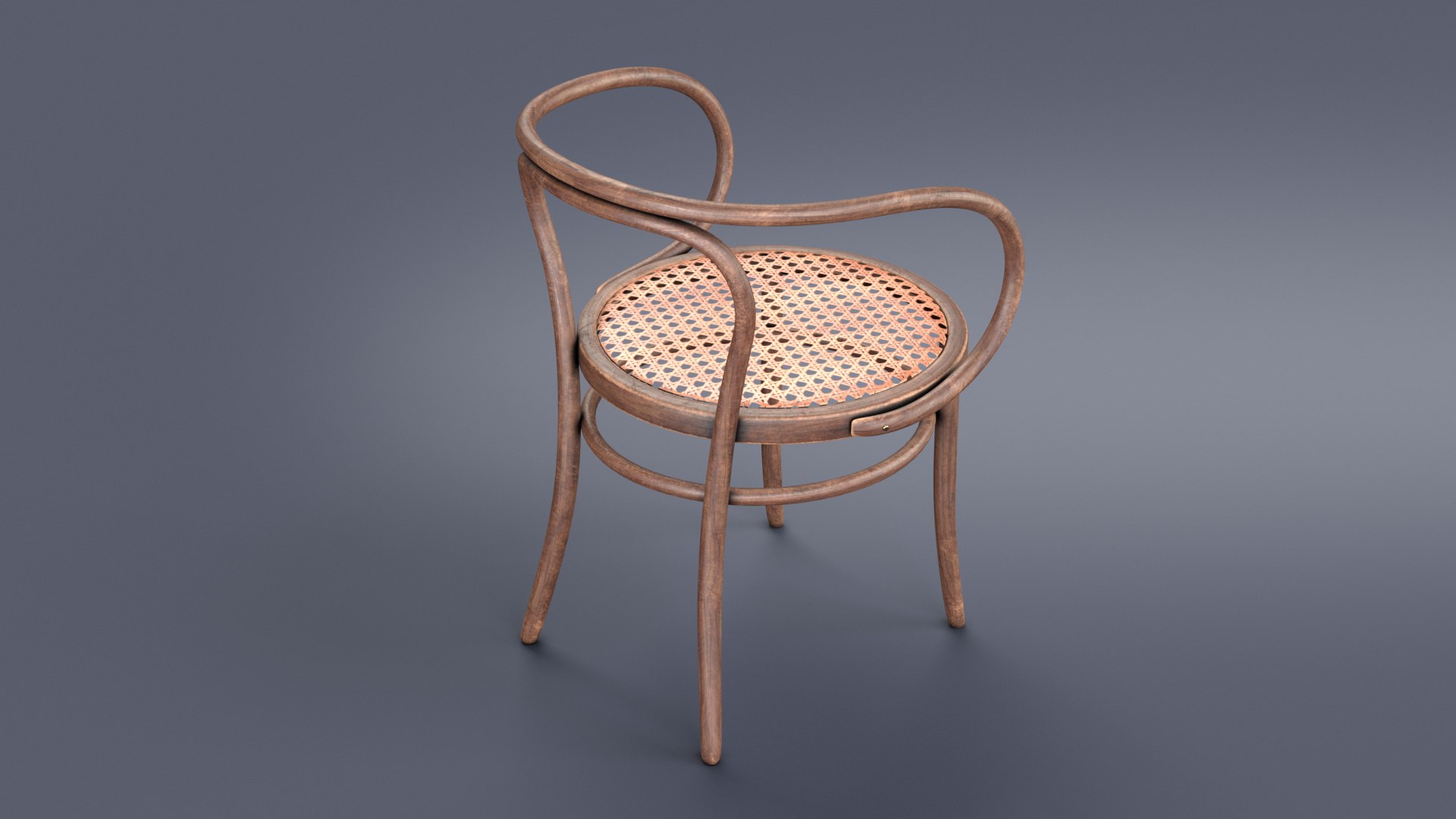 3D Old Thonet 209 Chair Model - TurboSquid 1538504