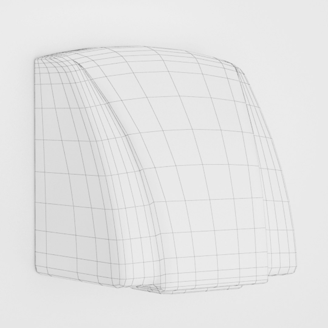 3d Model Hand Dryer Dry