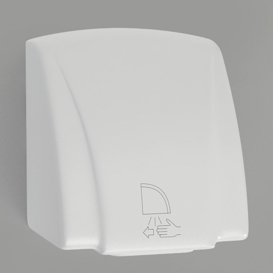 3d Model Hand Dryer Dry