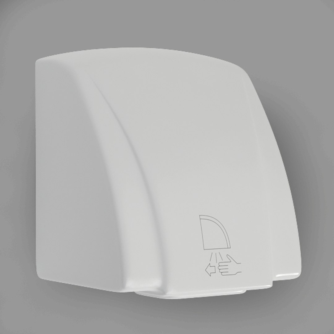 3d Model Hand Dryer Dry