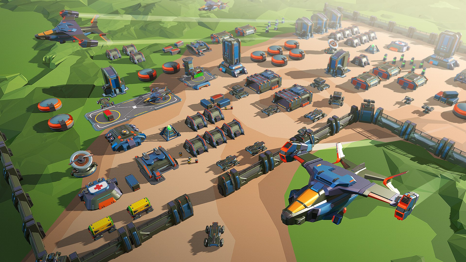 3D model LowPoly SF MILITARY Base - TurboSquid 2051255