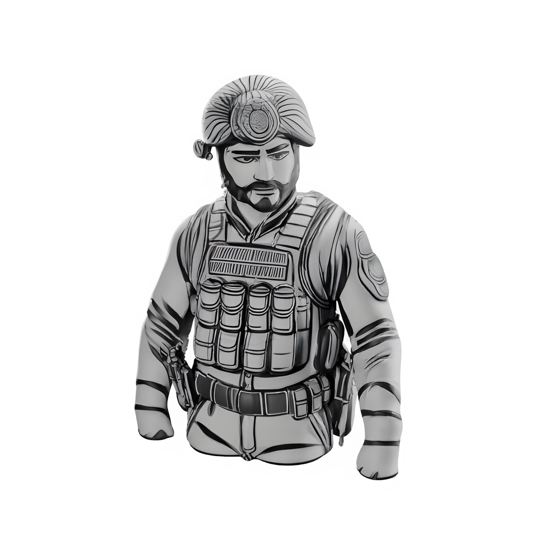 Stylized Hero Bust Collection 3D Model - TurboSquid 2310440