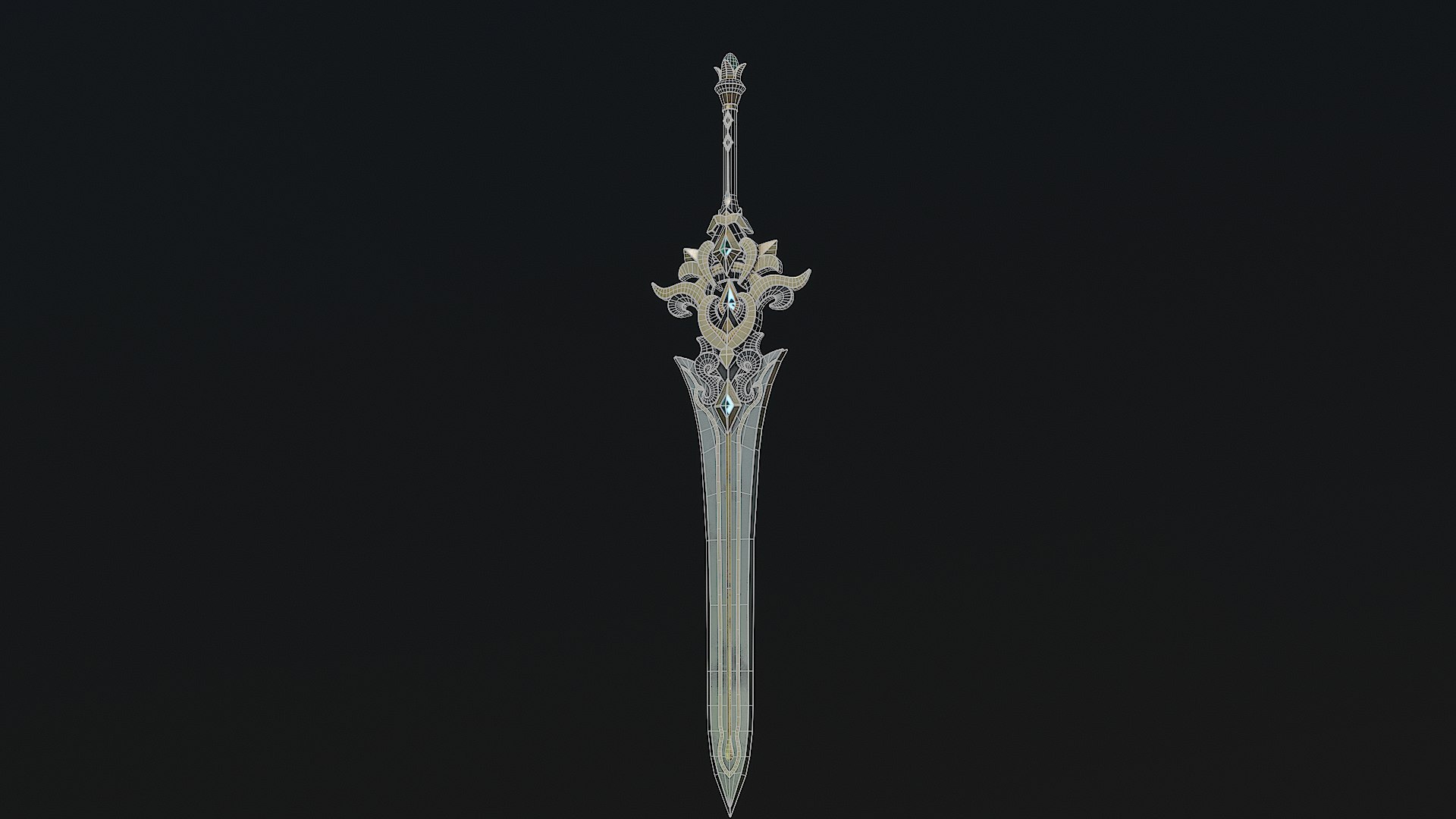 Tidal Shadow Sword 3D Model - TurboSquid 2387500