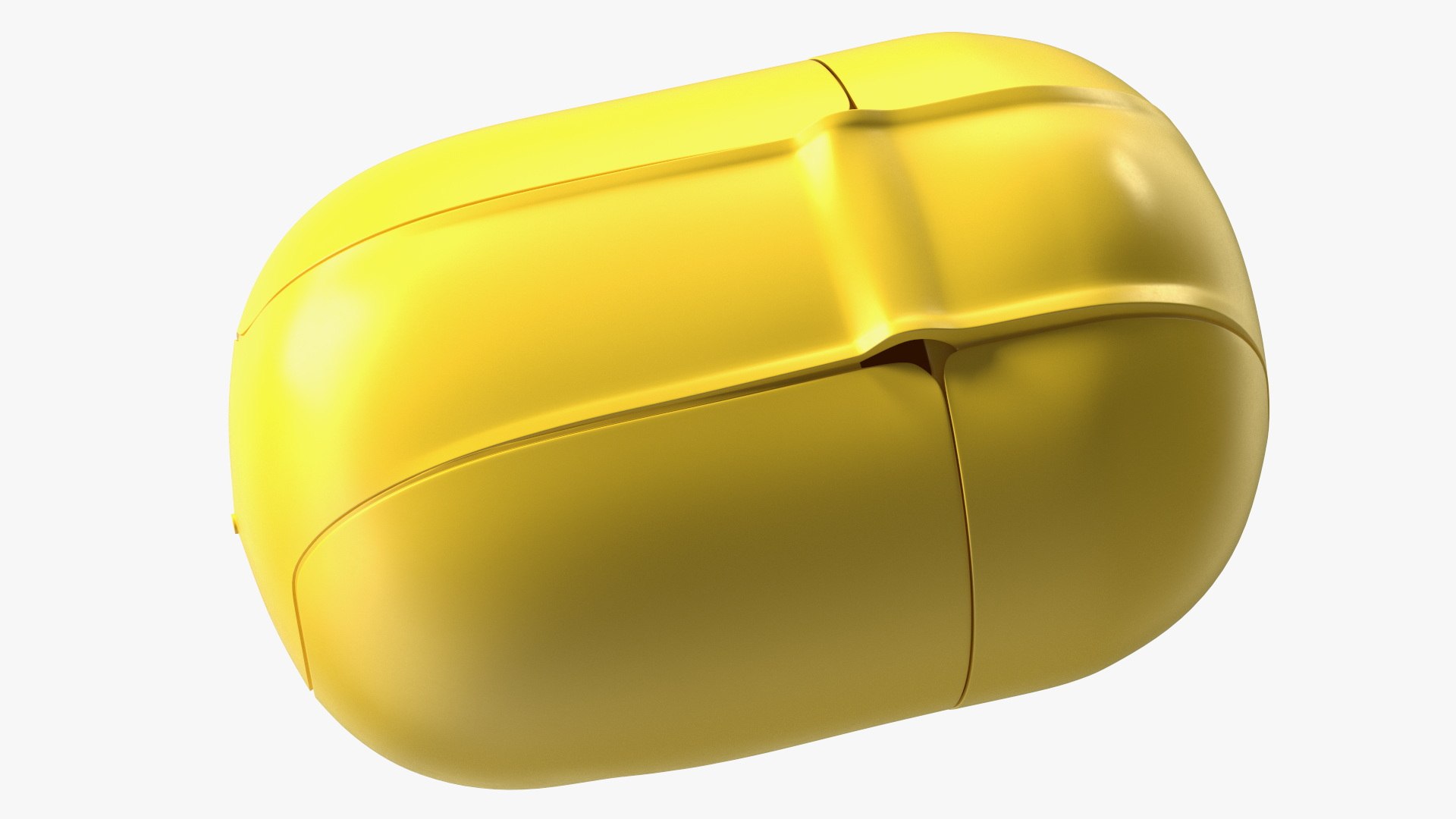 3D Model Closed Light Kinder Egg Plastic Container - TurboSquid 2100746