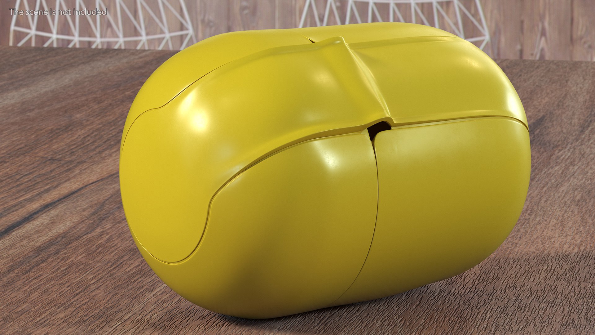 3D Model Closed Light Kinder Egg Plastic Container - TurboSquid 2100746