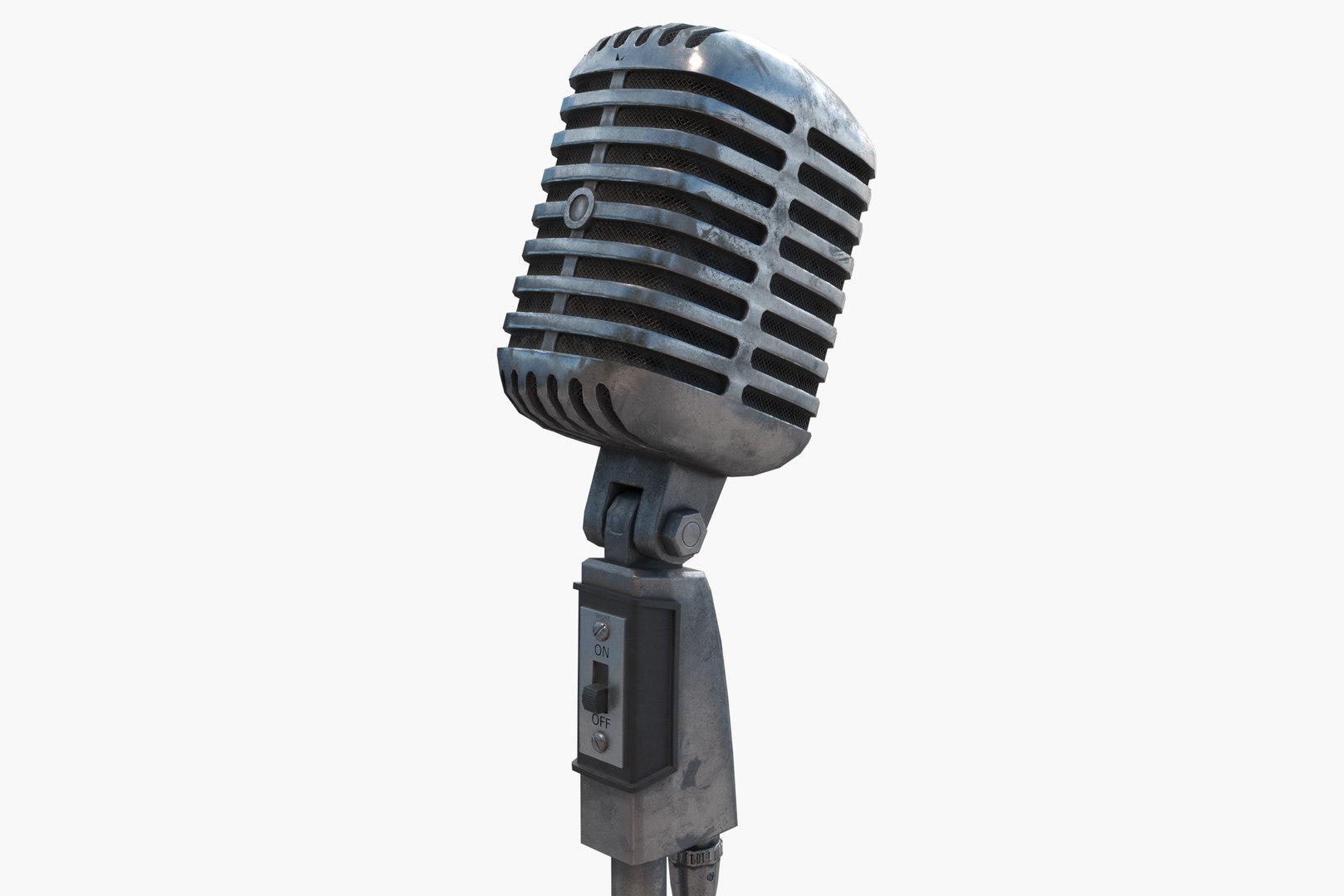 Retro Microphone 3D Model - TurboSquid 1905798