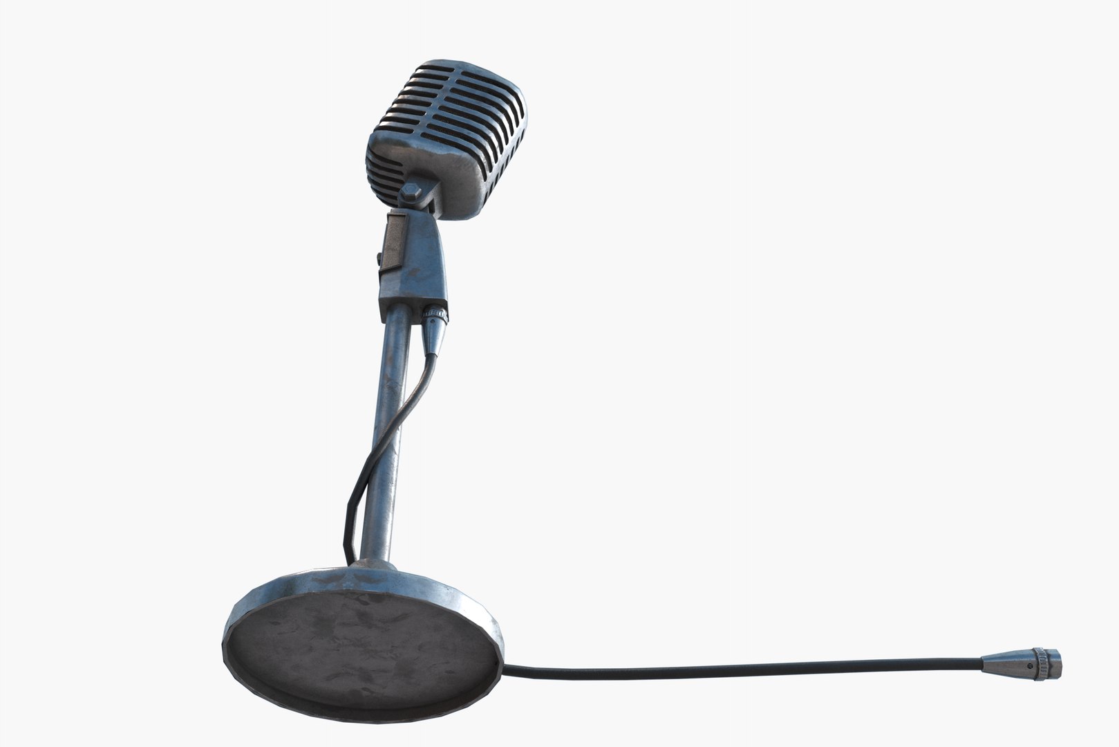 Retro Microphone 3D Model - TurboSquid 1905798