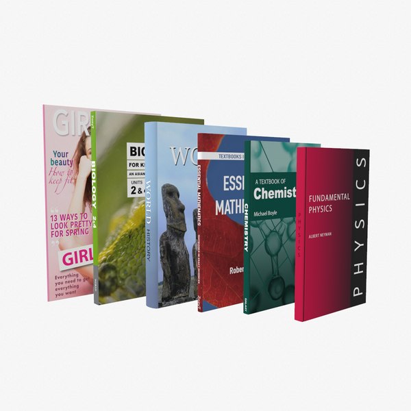 Book text textbook 3D model - TurboSquid 1668983