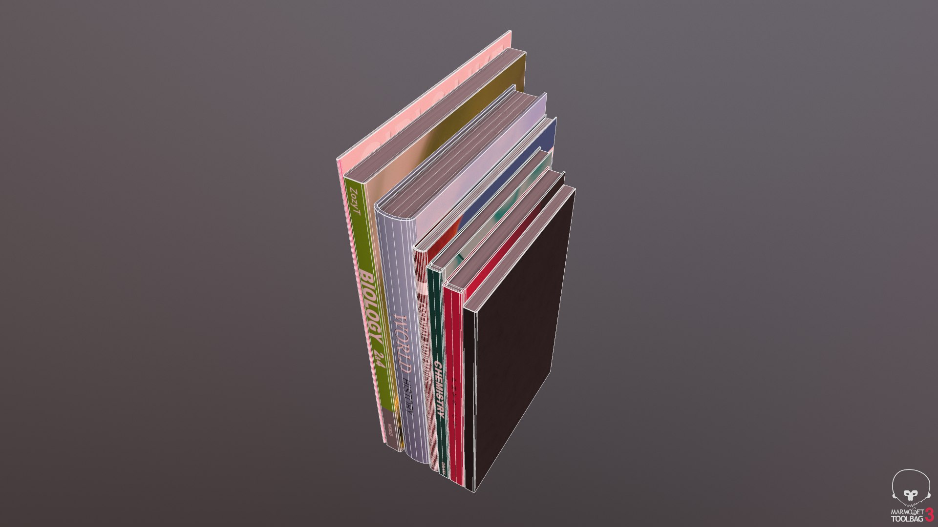 Book Text Textbook 3D Model - TurboSquid 1668983
